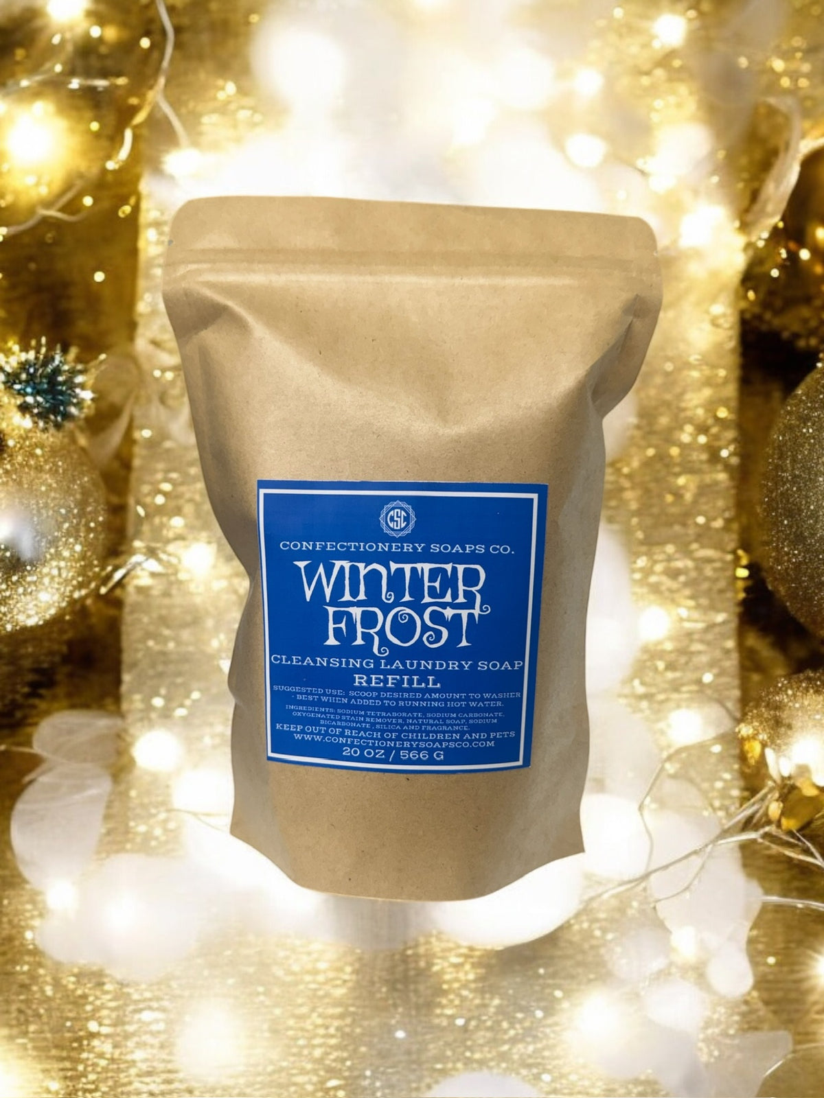 Winter Frost Cleansing Laundry Soap REFILL – Confectionery Soaps Co.